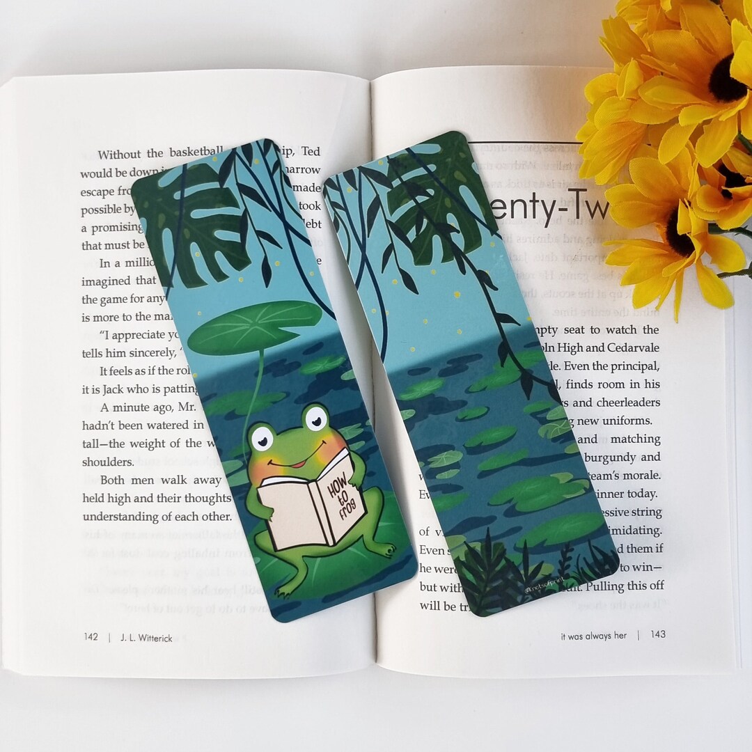 How to Frog Bookmark | Handmade Bookmark | Frog Bookmark - Etsy