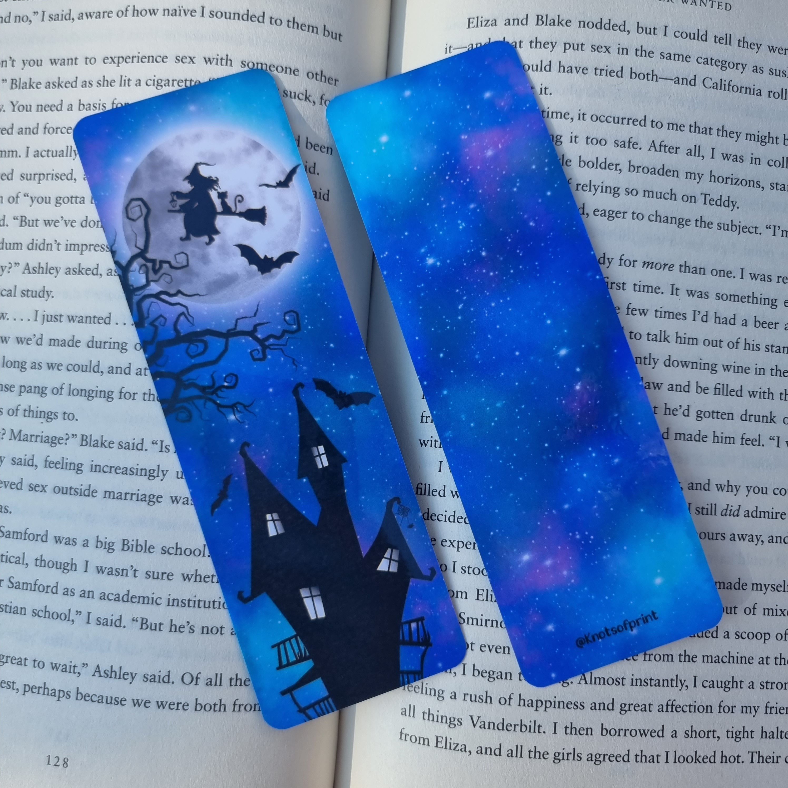 Haunted House Bookmark | Witch Bookmark | Fantasy Bookmark | Halloween ...