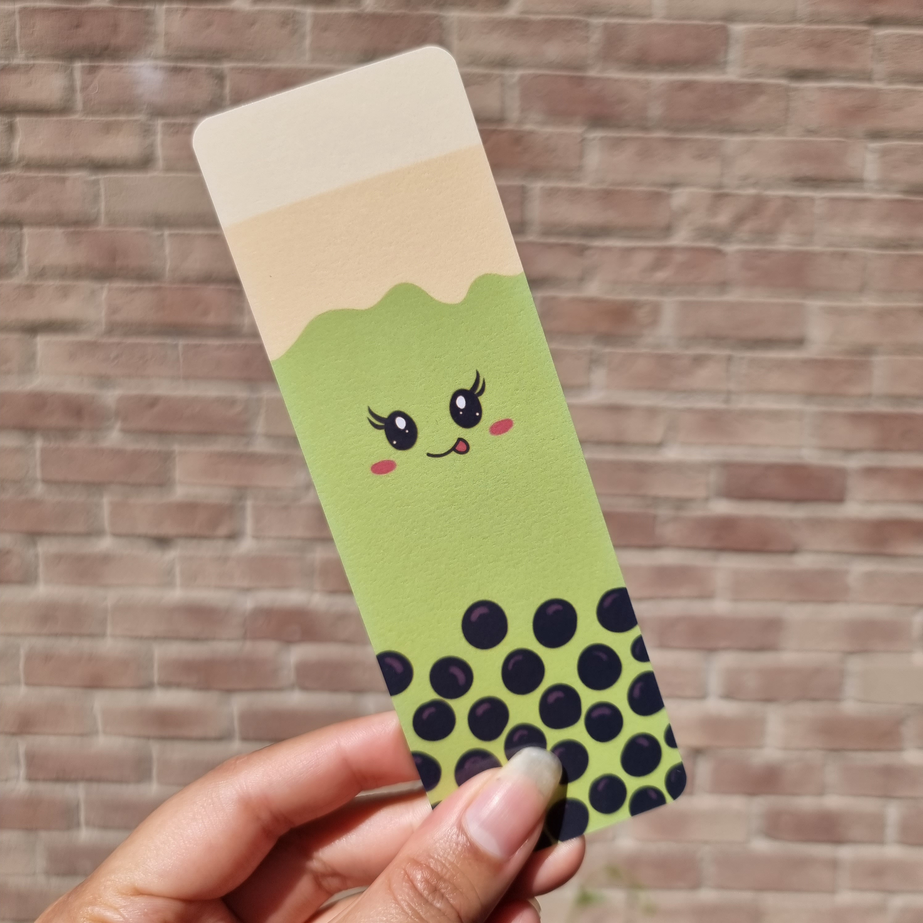 Boba Tea Bookmark Bubble Tea Bookmark Matcha Lavender - Etsy UK