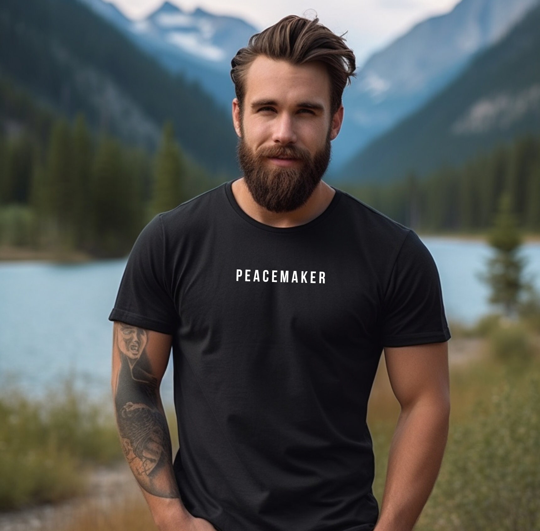 Peacemaker Shirt, Simple & Clean Design With Meaningful Message ...