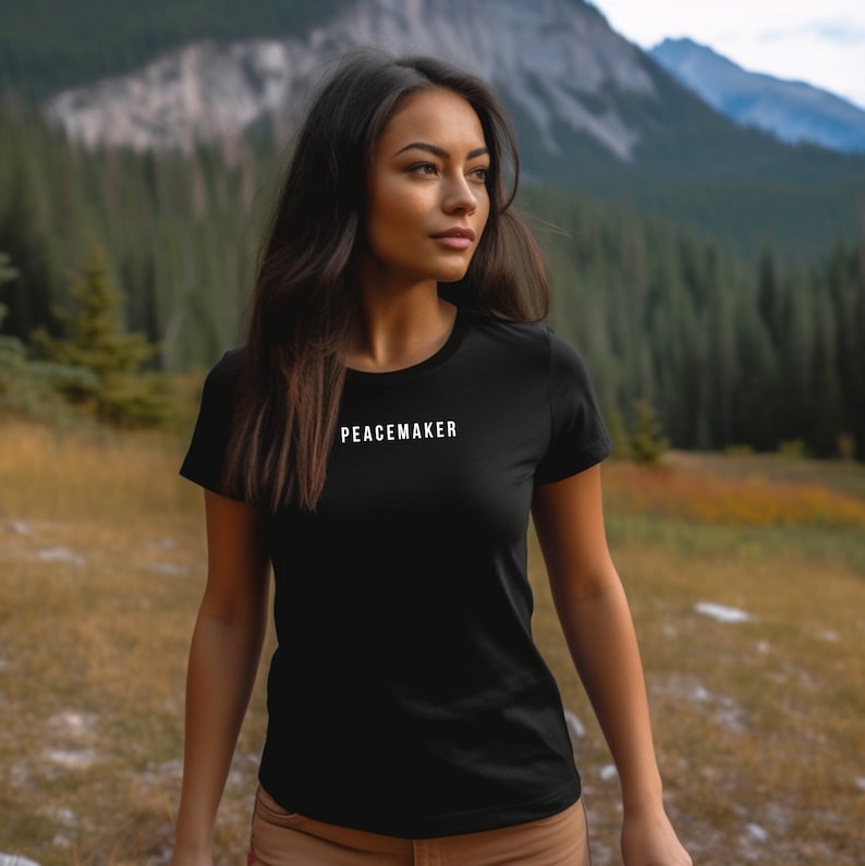 Peacemaker Shirt, Simple & Clean Design With Meaningful Message ...
