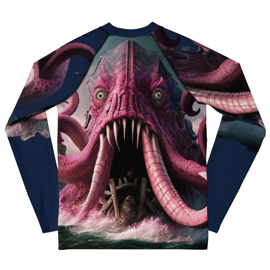 Youth Kraken Rash Guard - Etsy
