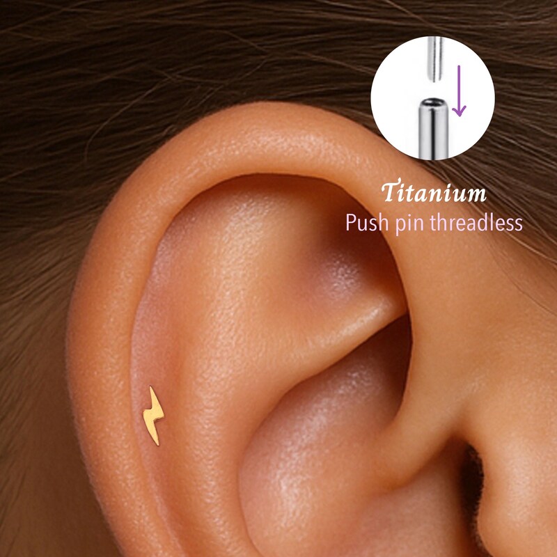 Lightning Earrings - Etsy