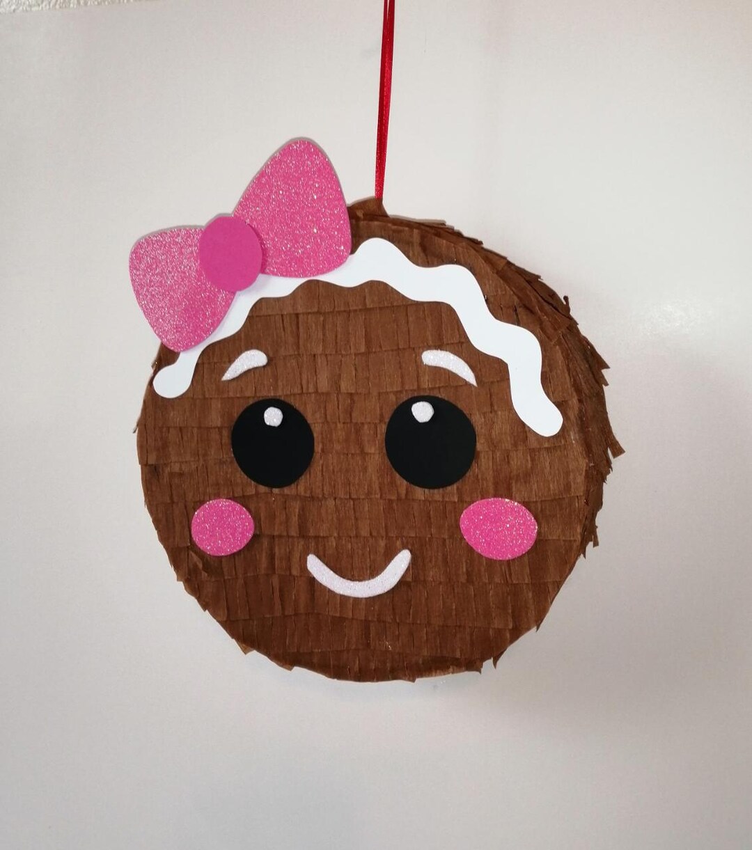 Gingerbread Face Pinata Christmas Holiday Party Decoration - Etsy