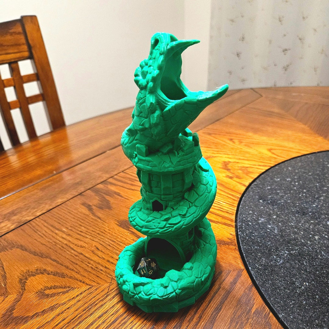 Basilisk's Lair: 3D Printed Dice Tower - Etsy