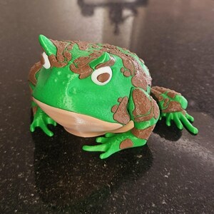 Articulated 3D Printed Frogs – Set of Vibrant and Poseable Amphibians ...