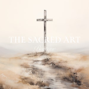 The Holy Cross, Jesus Christ, Abstract Christian Art, Minimalist ...