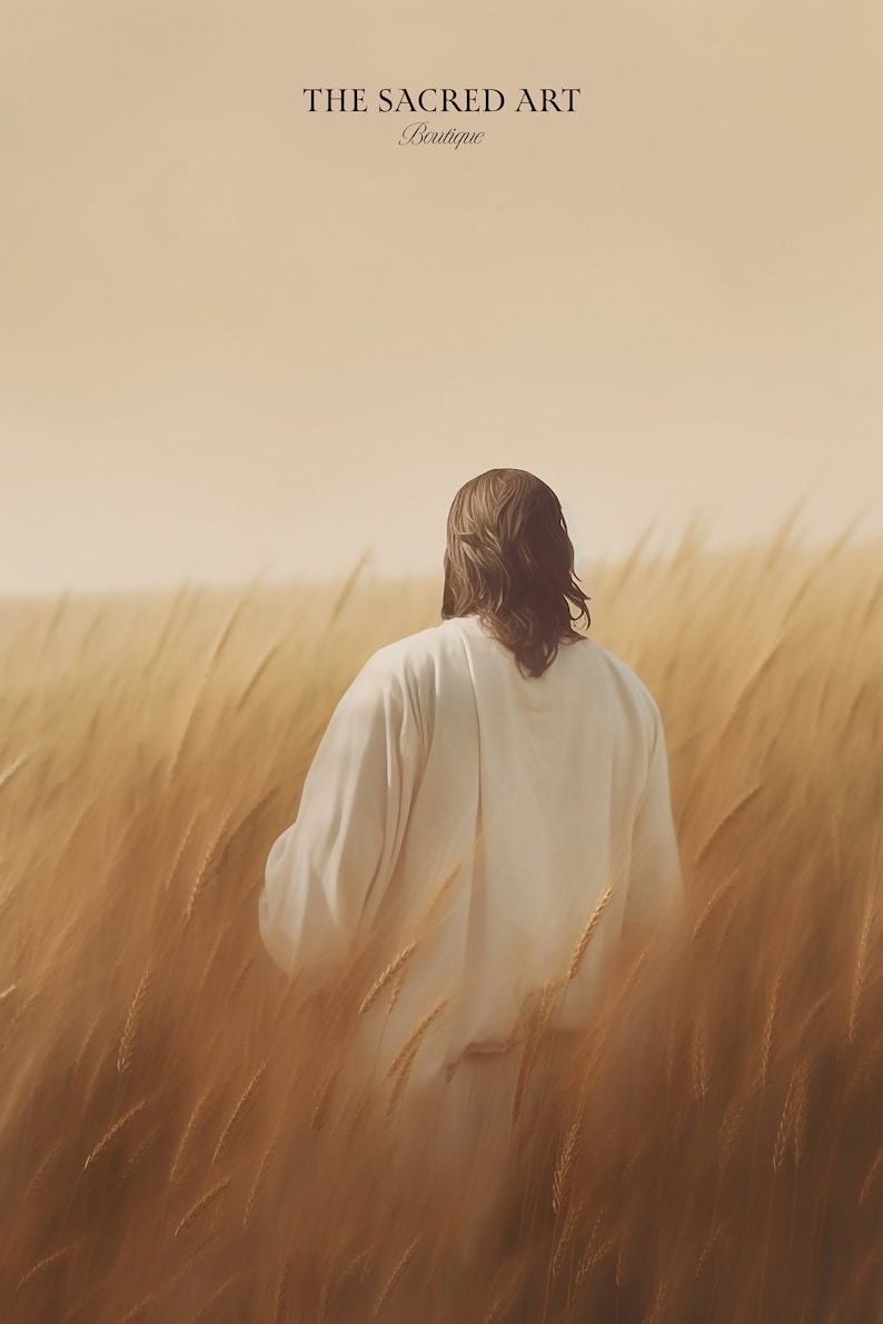 Jesus Leaves the 99 Parable of the Lost Sheep Good Shepherd - Etsy