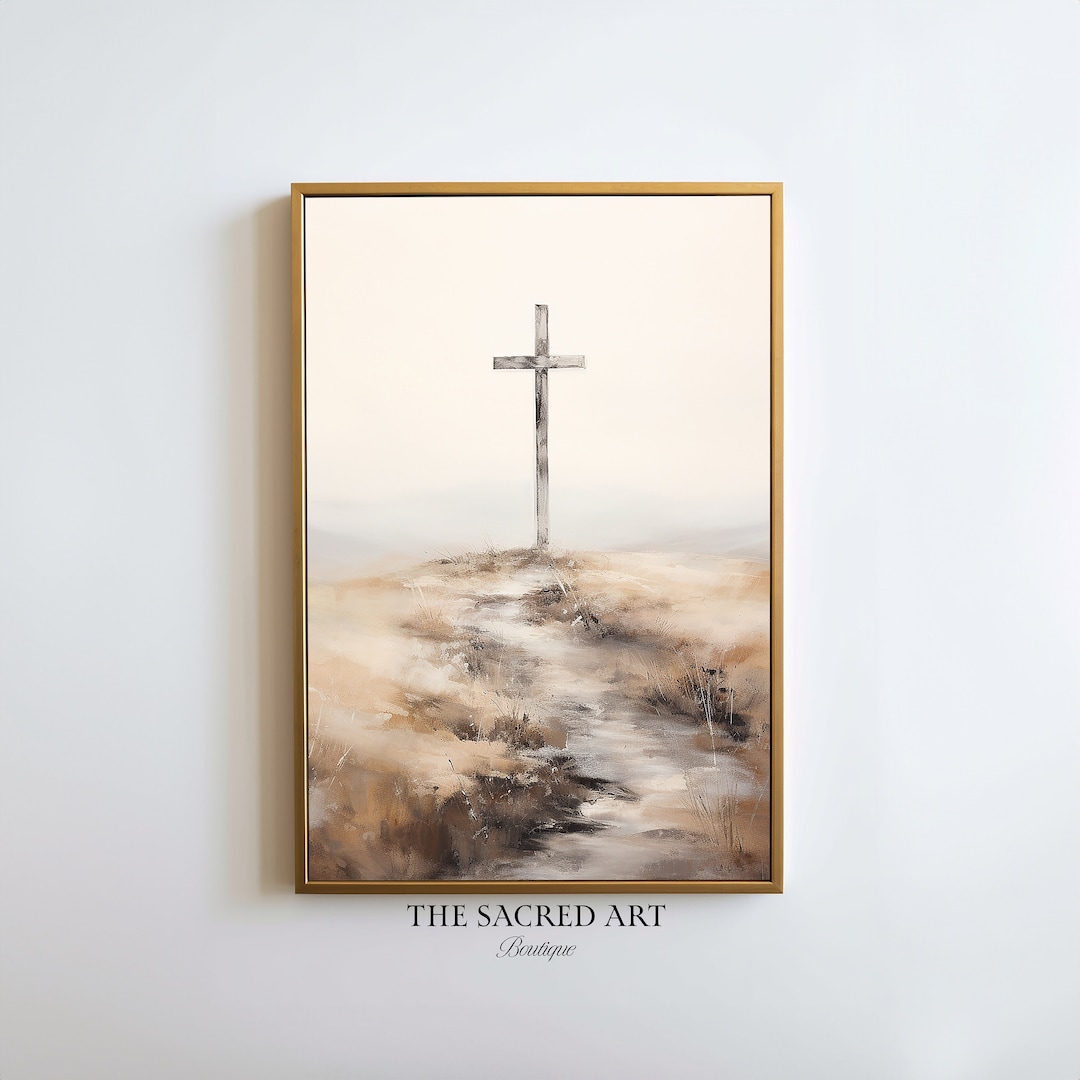 The Holy Cross, Jesus Christ, Abstract Christian Art, Minimalist ...