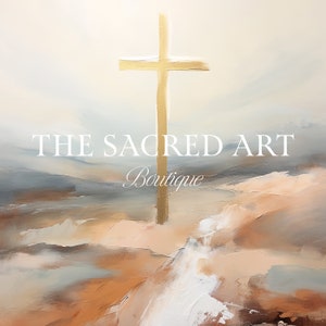 The Cross, Abstract Christian Art, Minimalist, Digital, Jesus Christ, Jesus Wall Art, Jesus ...