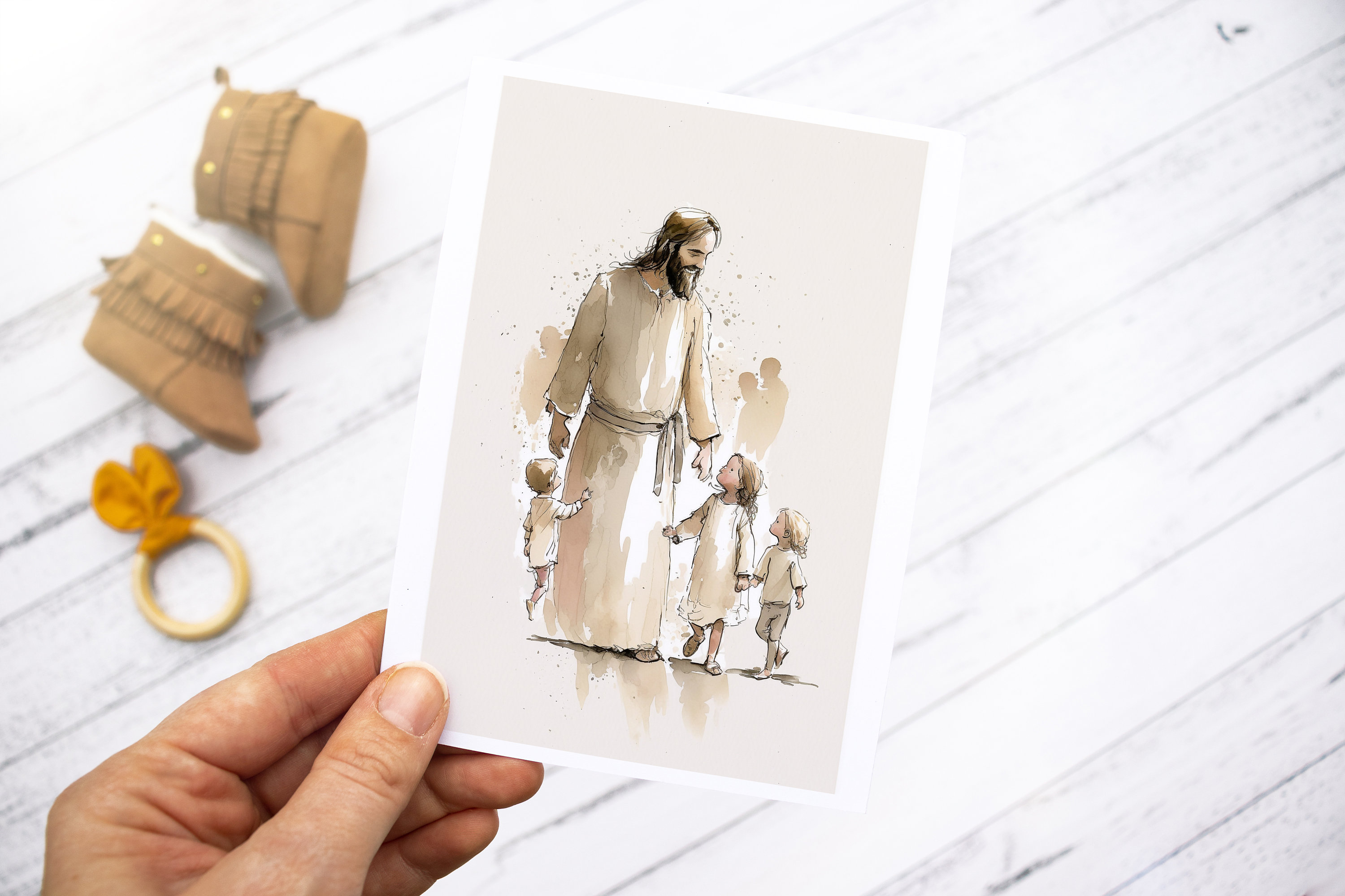Come Follow Me Jesus Christ Walking With Children Bible - Etsy