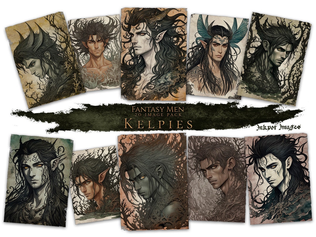 Character Portraits: Male Kelpies - Etsy