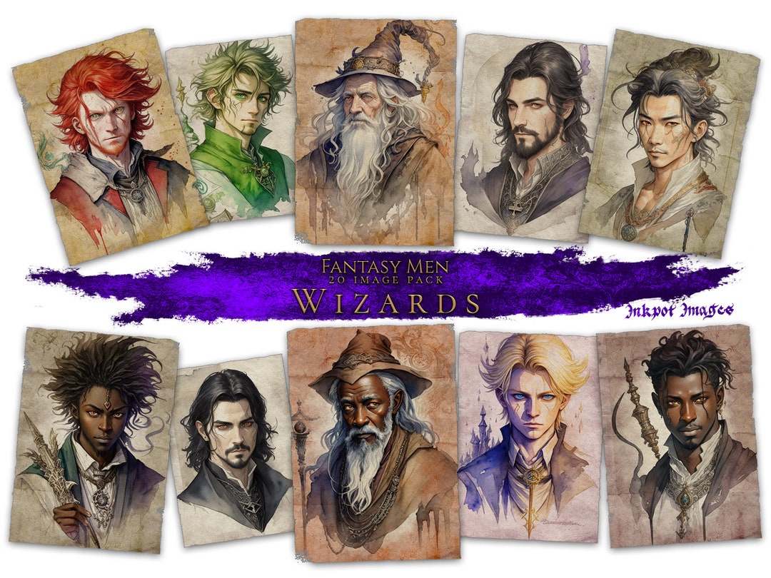Character Portraits: Wizards - Etsy