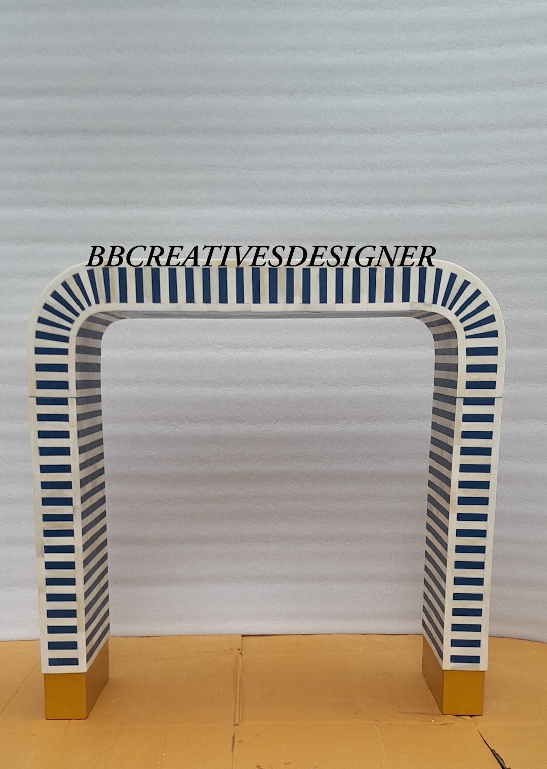 Handmade Wooden Bone Inlay Console/ Console Table / Desk / Study Table ...