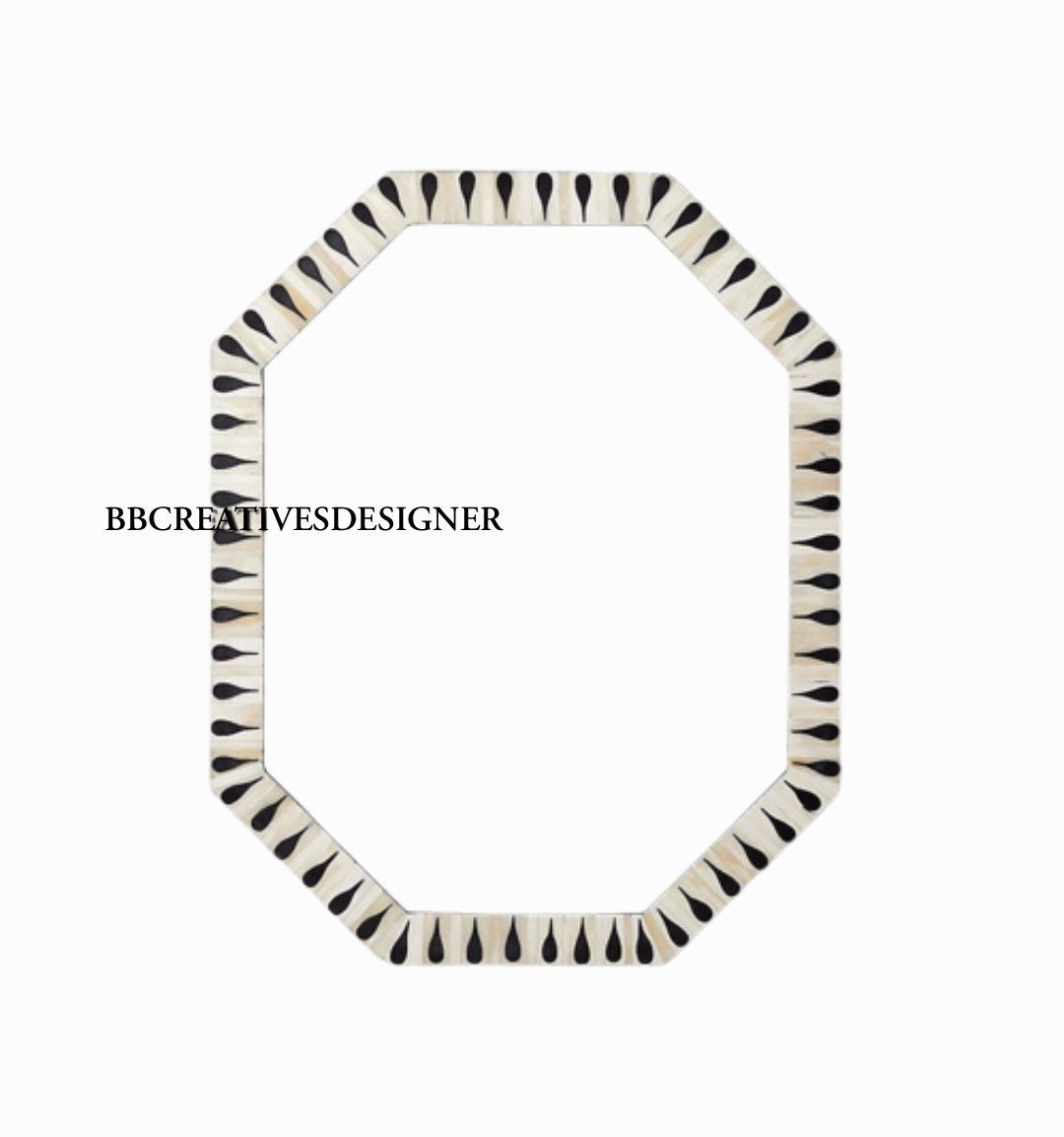 Handmade Wooden Bone Inlay Mirror Frame / Wall Decor / Wall Mirror in ...