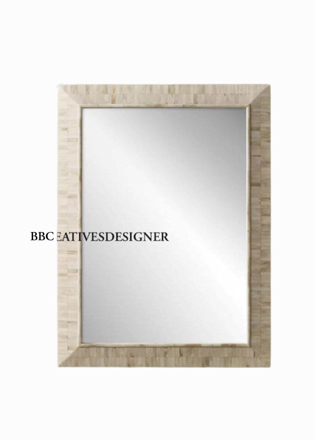 Handmade Wooden Bone Inlay Mirror Frame / Wall Decor / Wall Mirror in ...