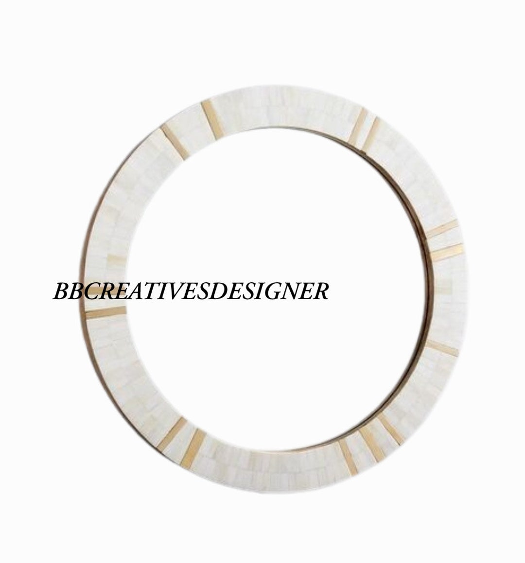 Handmade Wooden Bone Inlay Mirror Frame / Wall Decor / Wall Mirror in ...