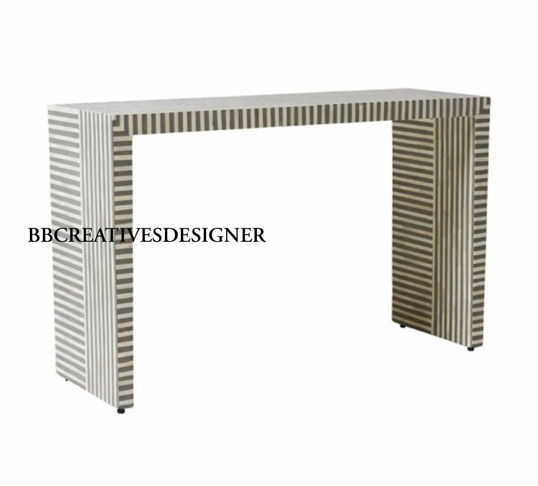 Handmade Wooden Bone Inlay Console/ Console Table / Desk / Study Table ...