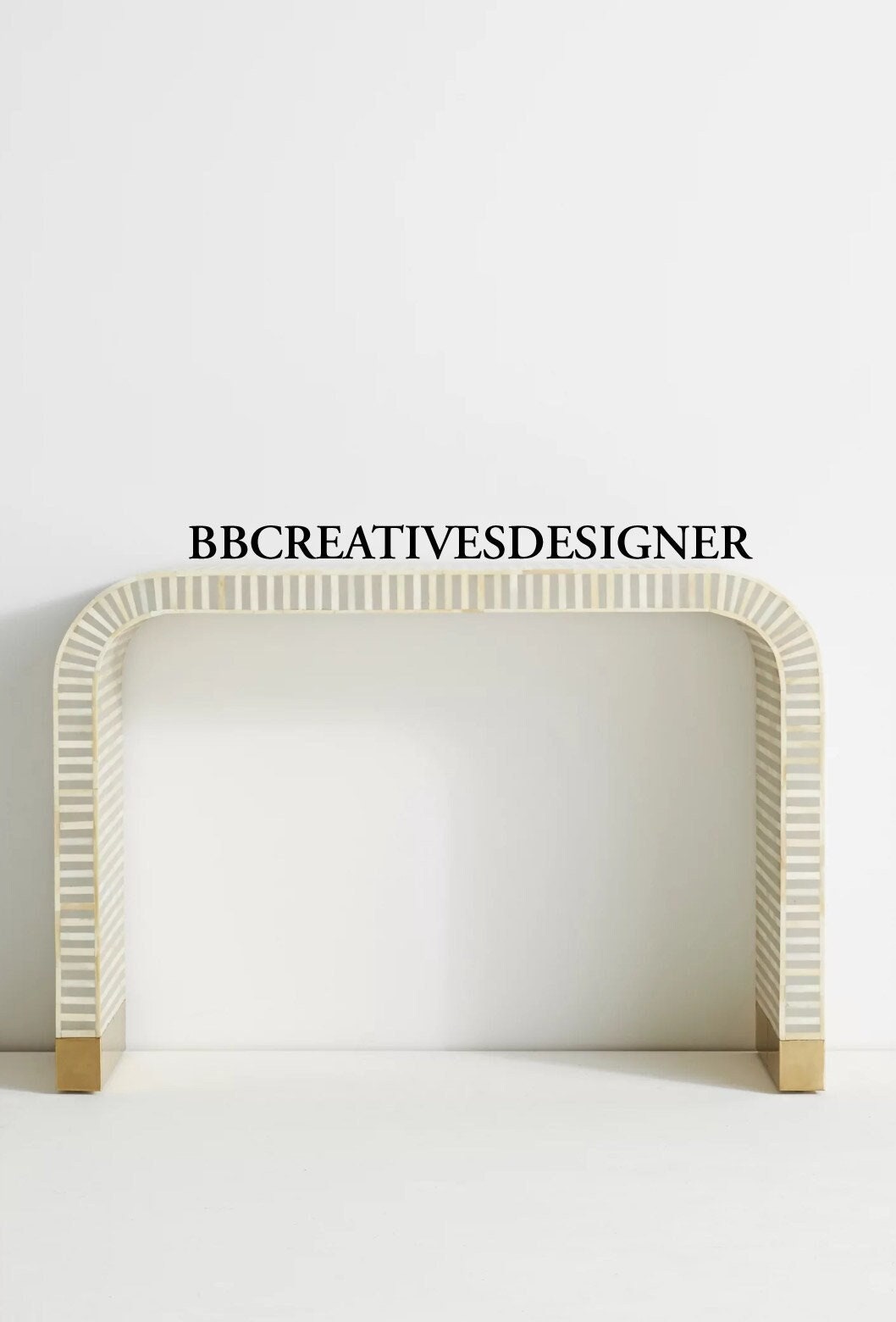 Handmade Wooden Bone Inlay Console/ Console Table / Desk / Study Table ...