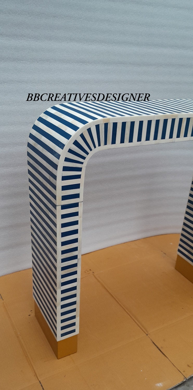 Handmade Wooden Bone Inlay Console/ Console Table / Desk / Study Table ...