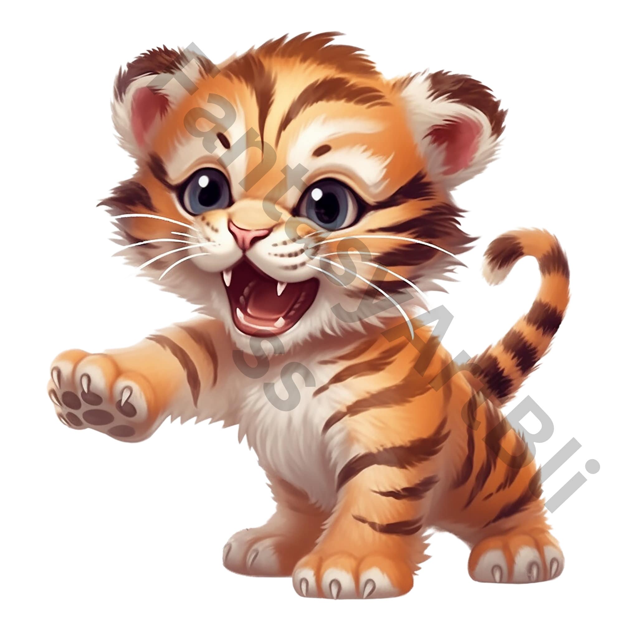 Cute Tiger, Beautiful and High Quality PNG Image, Transparent ...