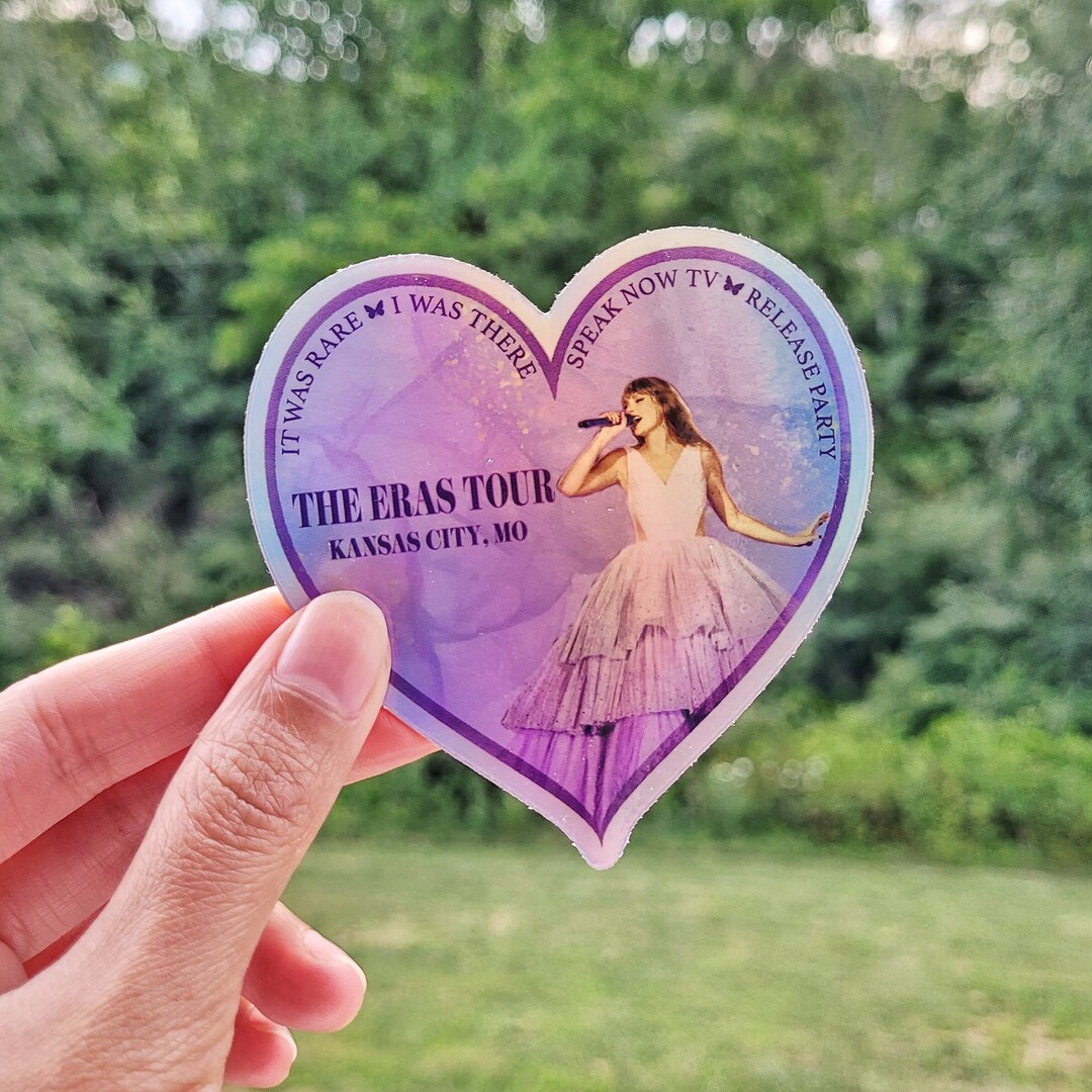 Eras Tour Sticker Speak Now Holographic Sticker Kansas - Etsy
