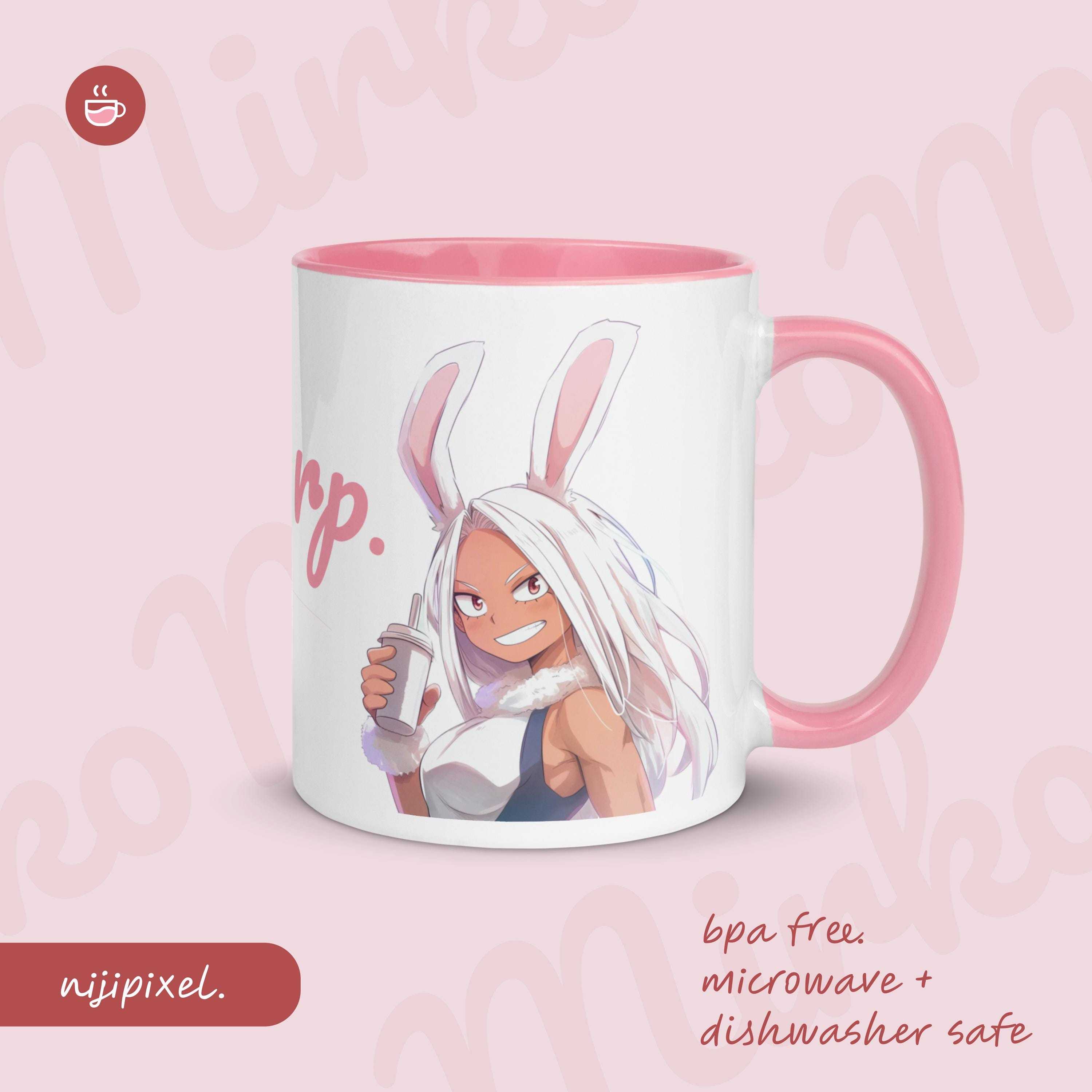My Hero Academia Anime Mug, Rumi Usagiyama, Kawaii Cup, Inspired Design ...