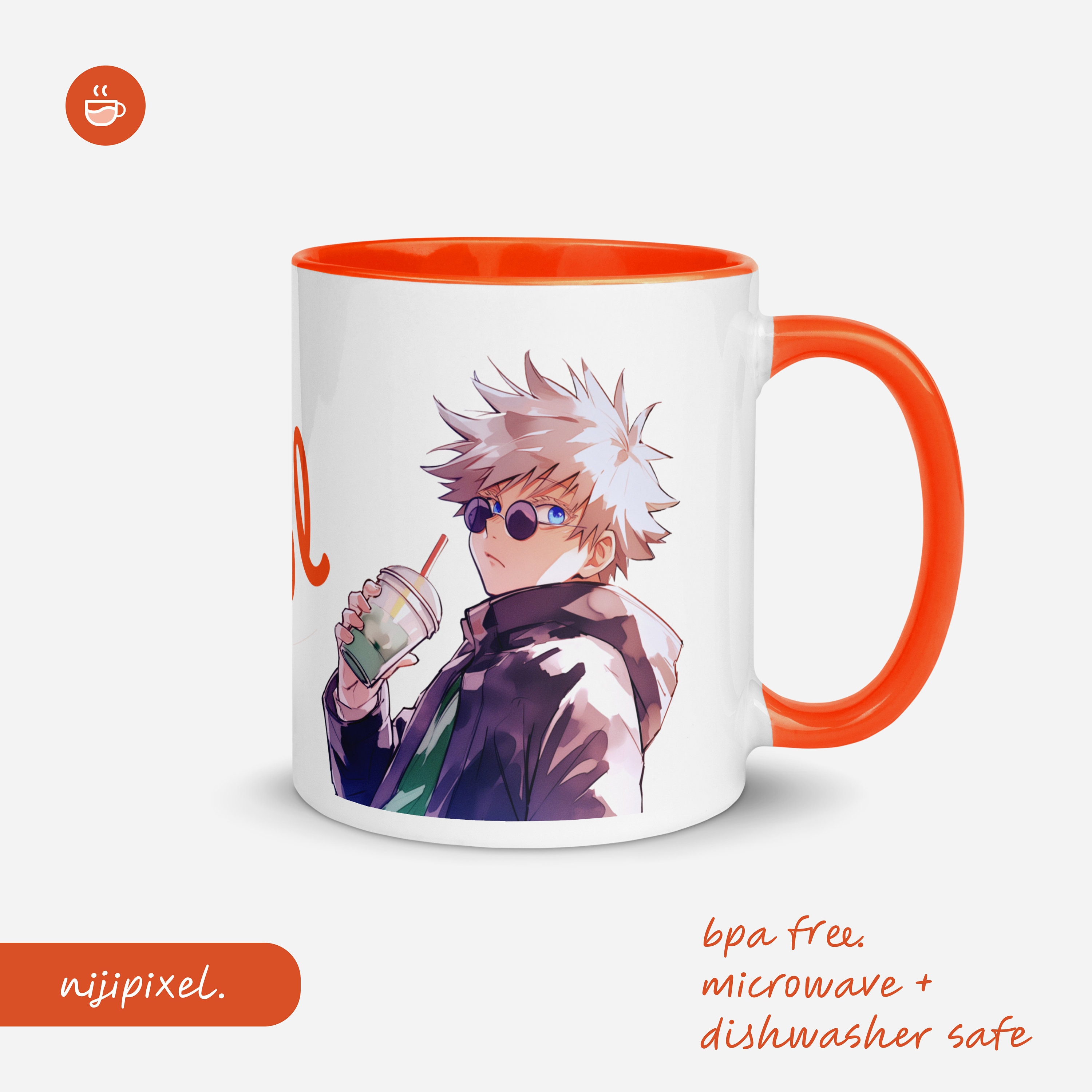 Jujutsu Kaisen Anime Mug, Satoru Gojo, Kawaii Cup, Inspired Design ...