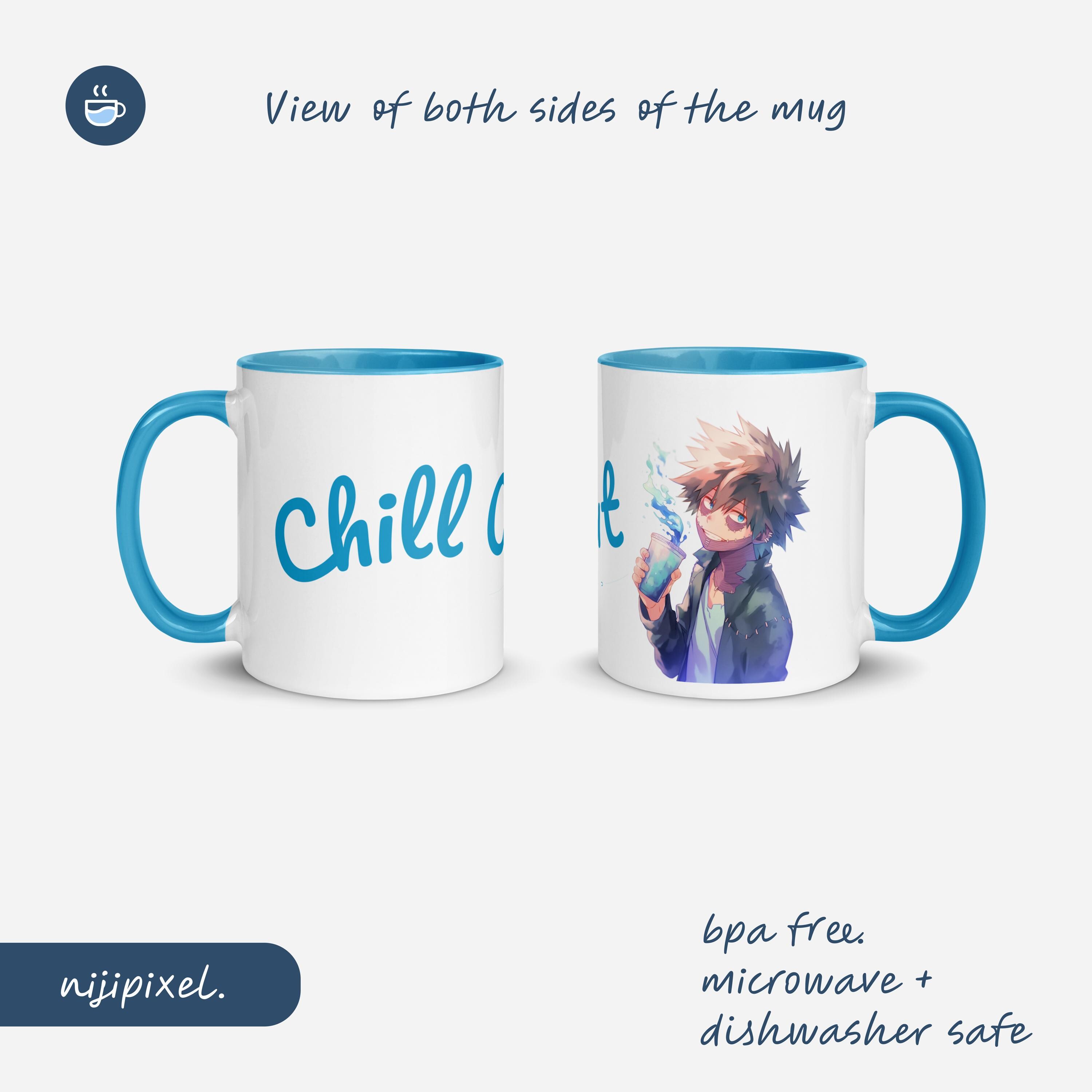 My Hero Academia, Dabi, Chill Out Anime Mug, Kawaii Cup, Inspired ...