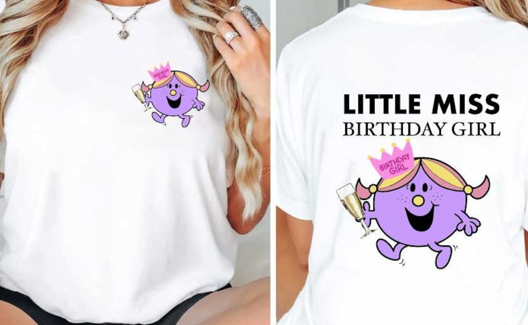 Little Miss Birthday Shirt, Personalized Little Miss Shirt, Funny ...