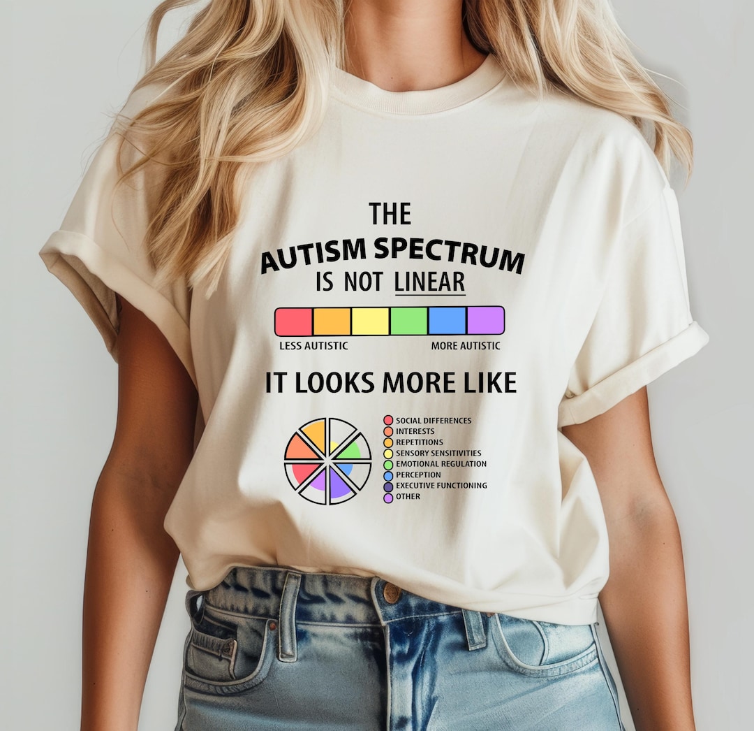 Autism is A Spectrum Shirt, Autism Awareness Tee, Infinity Symbol ...