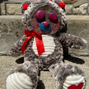 Spirals - Handmade One of a Kind Clayface Demon Bear With a Top Hat - Etsy