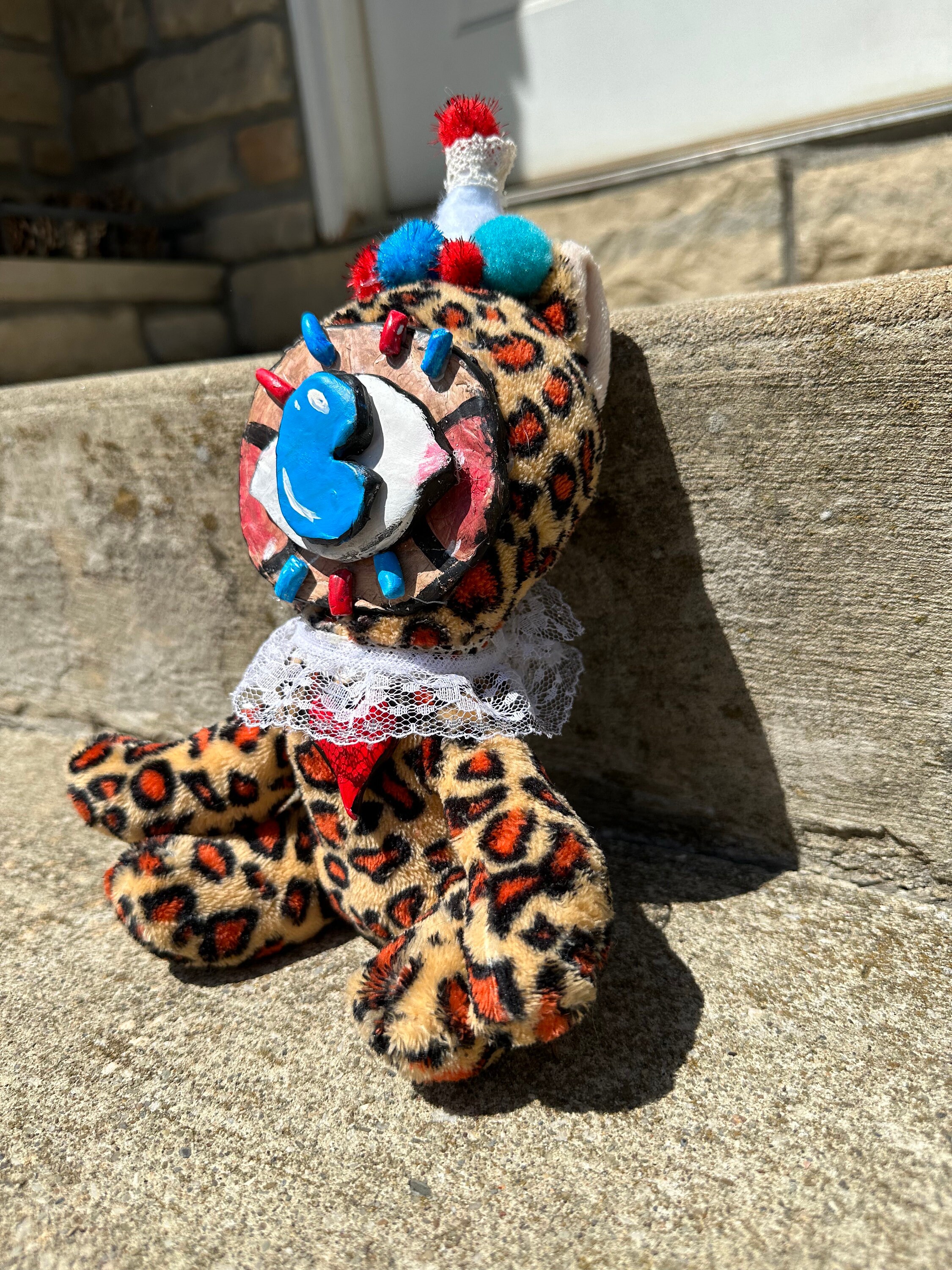 Isaac Handmade One of a Kind Clayface Cyclops Leopard Clown - Etsy