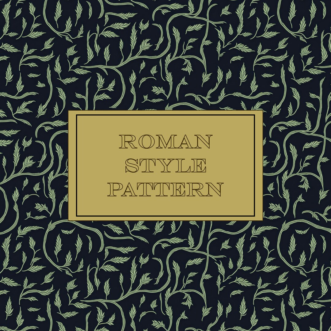 Romanesque Floral Pattern Digital Download - Etsy