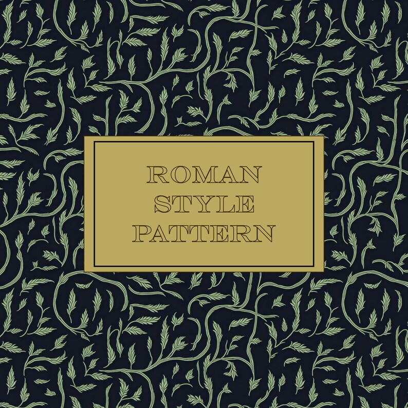 Romanesque Floral Pattern Digital Download - Etsy