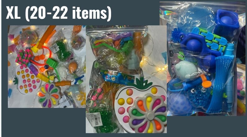 Fidget Sensory Stress Toy Surprise Grab Bags Fun Fidgets Decompression ...