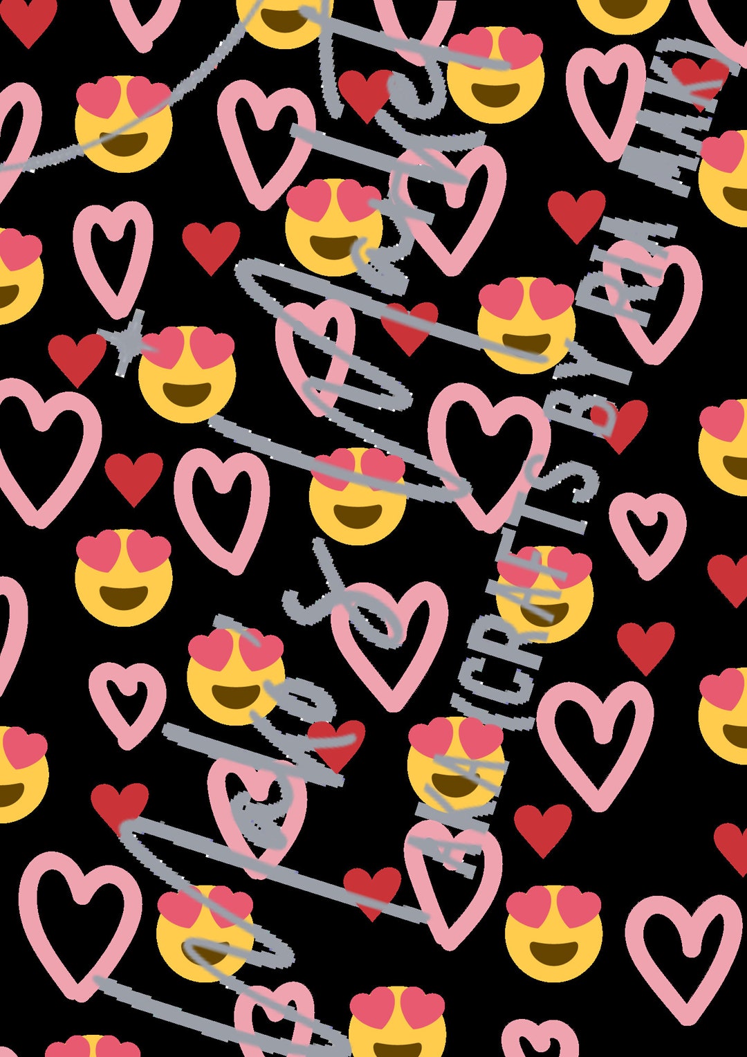 Heart Face Valentine Design PNG Digital File - Etsy