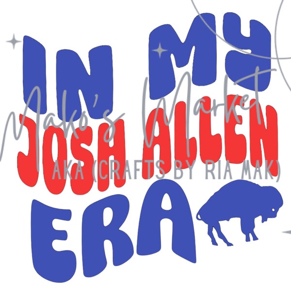 Josh Allen Svg - Etsy