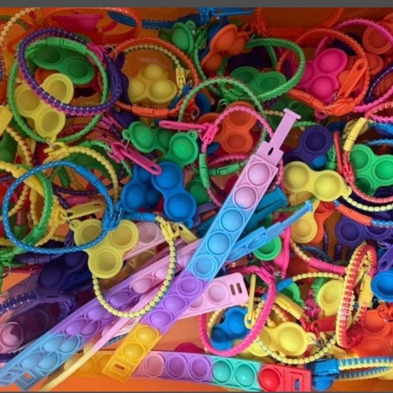 Fidget Sensory Stress Toy Surprise Grab Bags Fun Fidgets Decompression ...