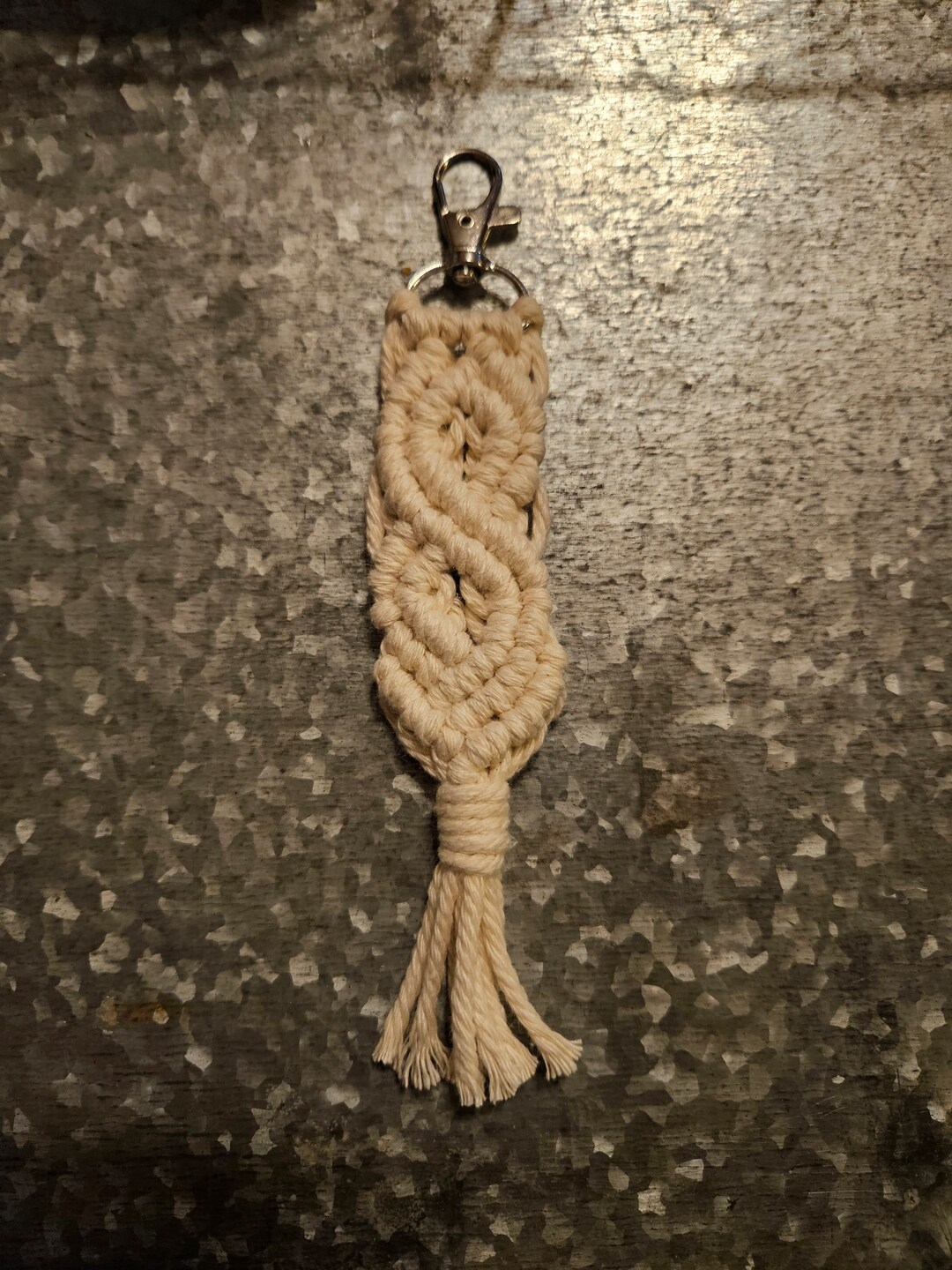 Clove Hitch Macrame Key Chain - Etsy
