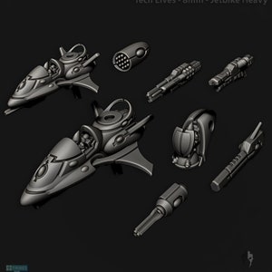 Tech Elves - Heavy Jetbike - 8mm - Etsy