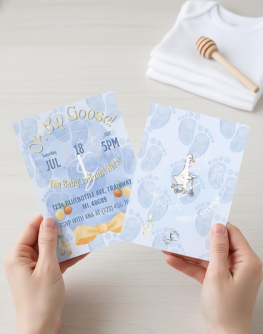 Oh My Goose! Baby Shower Invitation (digital) - Etsy