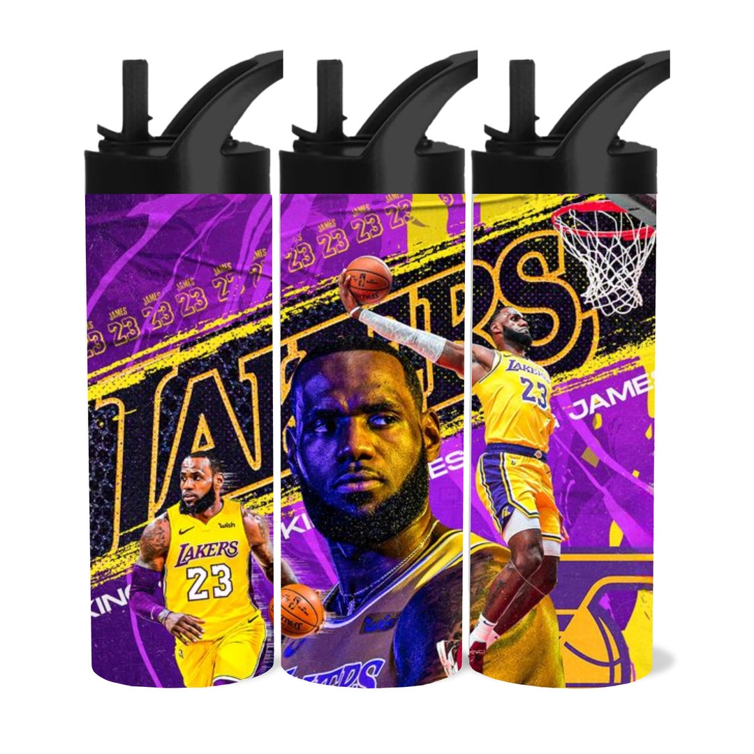 Lebron James 20oz Tumbler, Gift for Basketball Fan, Travel Mug, Gift ...