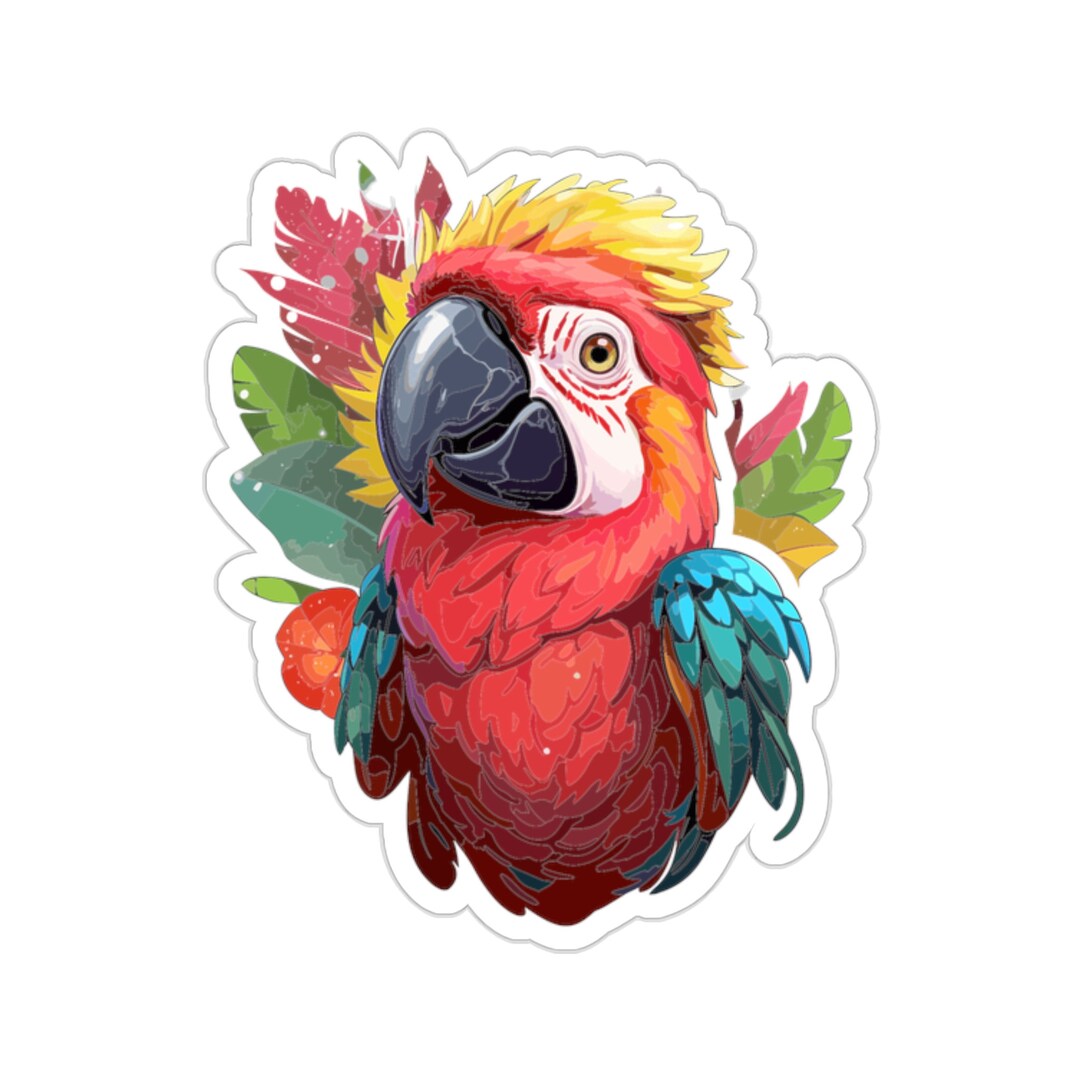 Fun Party Parrot Sticker #10 - Etsy
