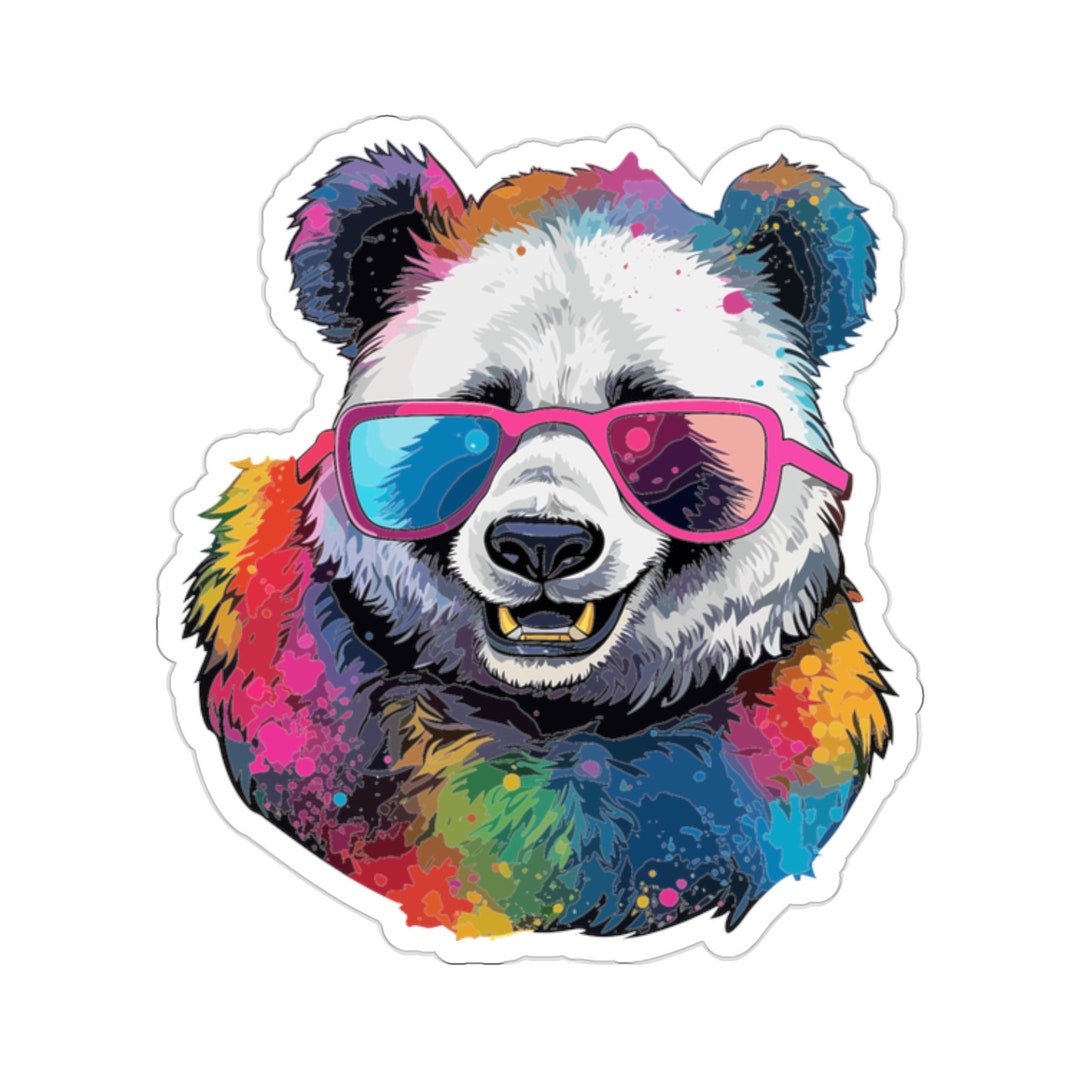 Fun Party Panda Sticker #14 - Etsy