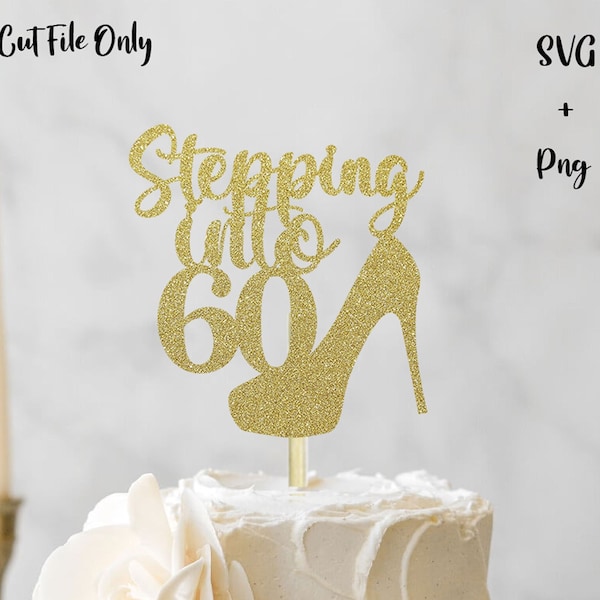 60th Birthday Topper - Etsy