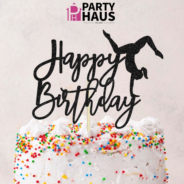 Gymnastics Cake Topper - Etsy