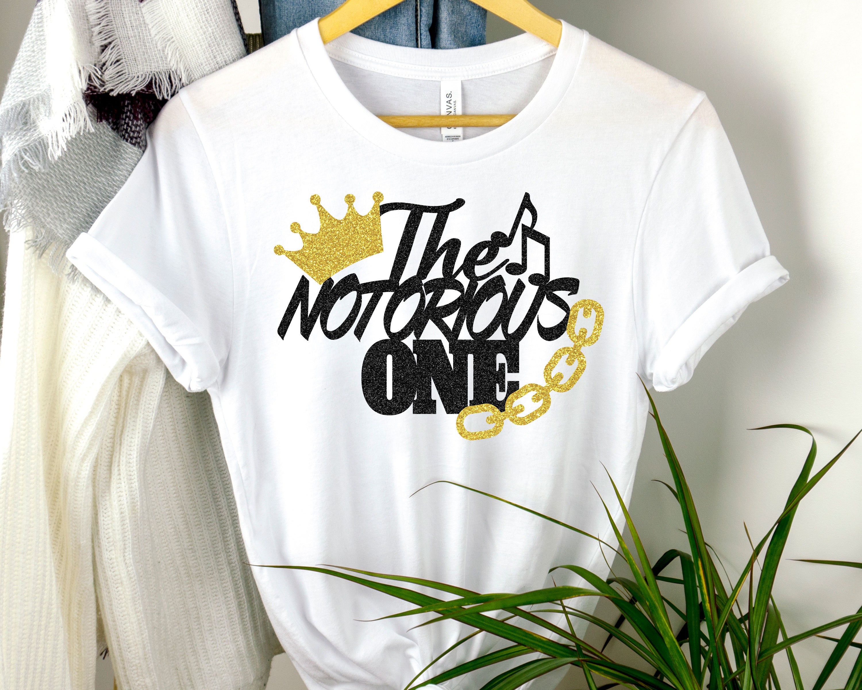 The Notorious ONE Svg, 1st Bday Cake Topper SVG, the Big 1 SVG, 1st ...