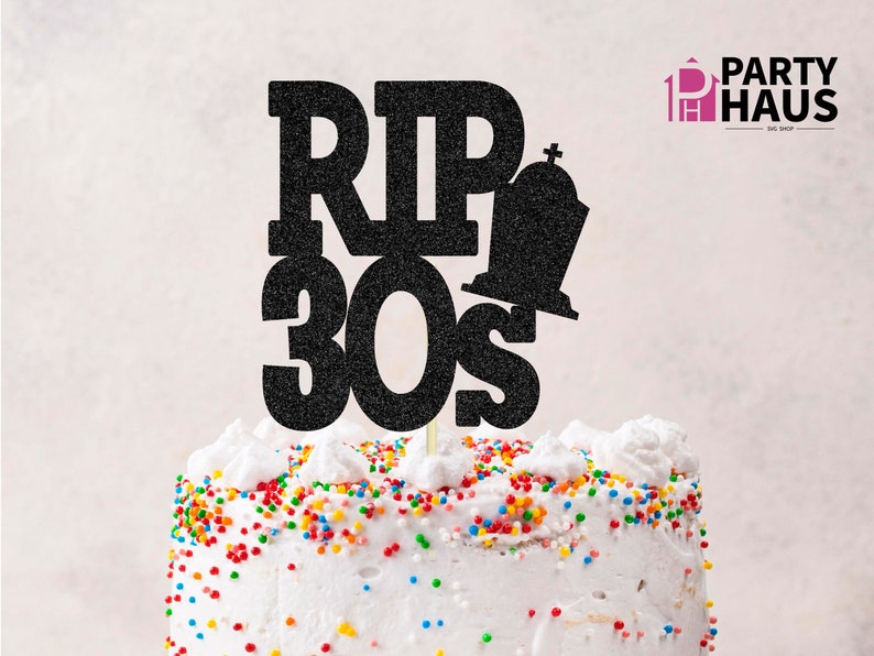 Rip 30s SVG 40th Bday SVG Halloween Birthday SVG Cut File - Etsy