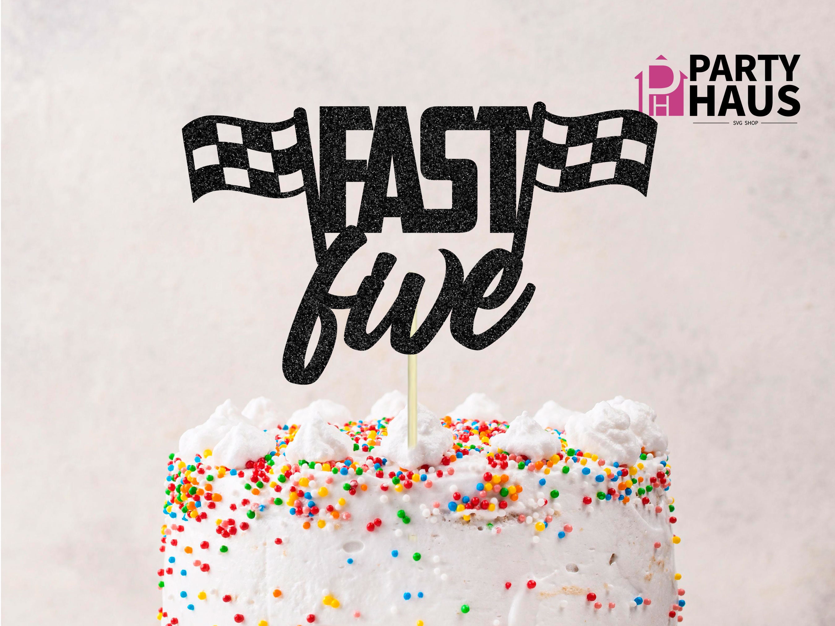 Fast Five Cake Topper Svg, Racer 5th Bday Svg Png, Hot Wheels 5th ...